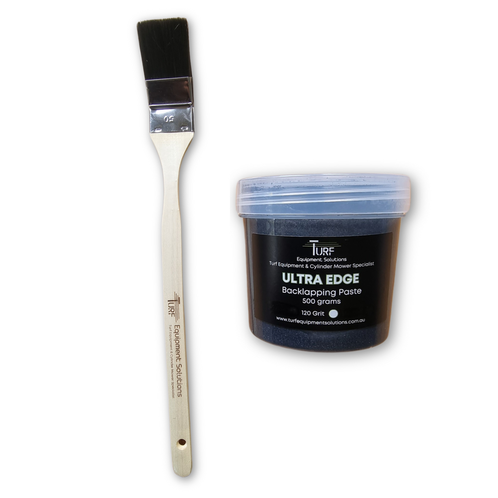 Ultra Edge Backlapping Paste 500g & Brush Combo – Turf Equipment Solutions
